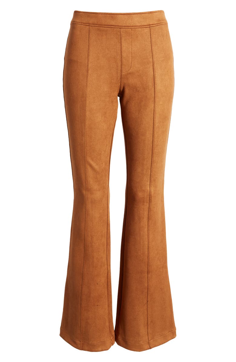 Spanx Faux Suede Flare Pants
