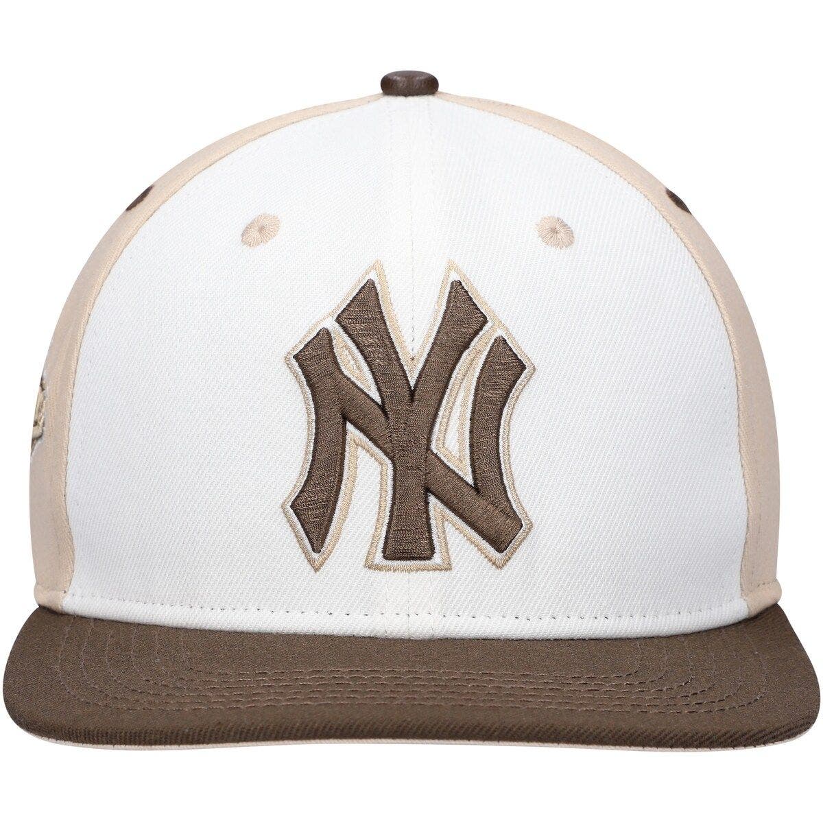 PRO STANDARD Men's Pro Standard White/Brown New York Yankees Chocolate ...