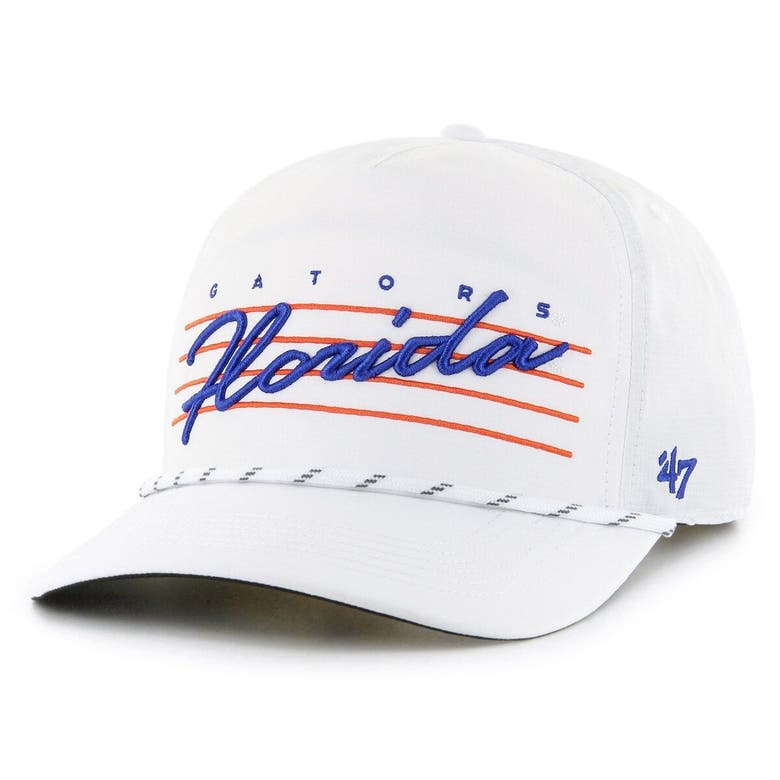 47 ' White Florida Gators Downburst Hitch Trucker Snapback Hat | ModeSens