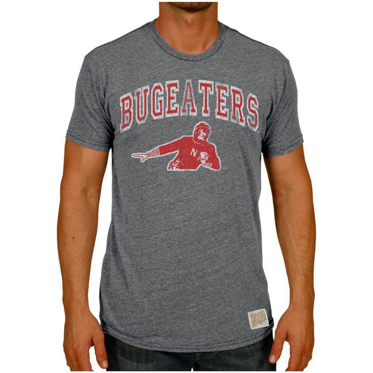 Retro Brand Men's Original Retro Brand Heather Gray Nebraska Huskers ...