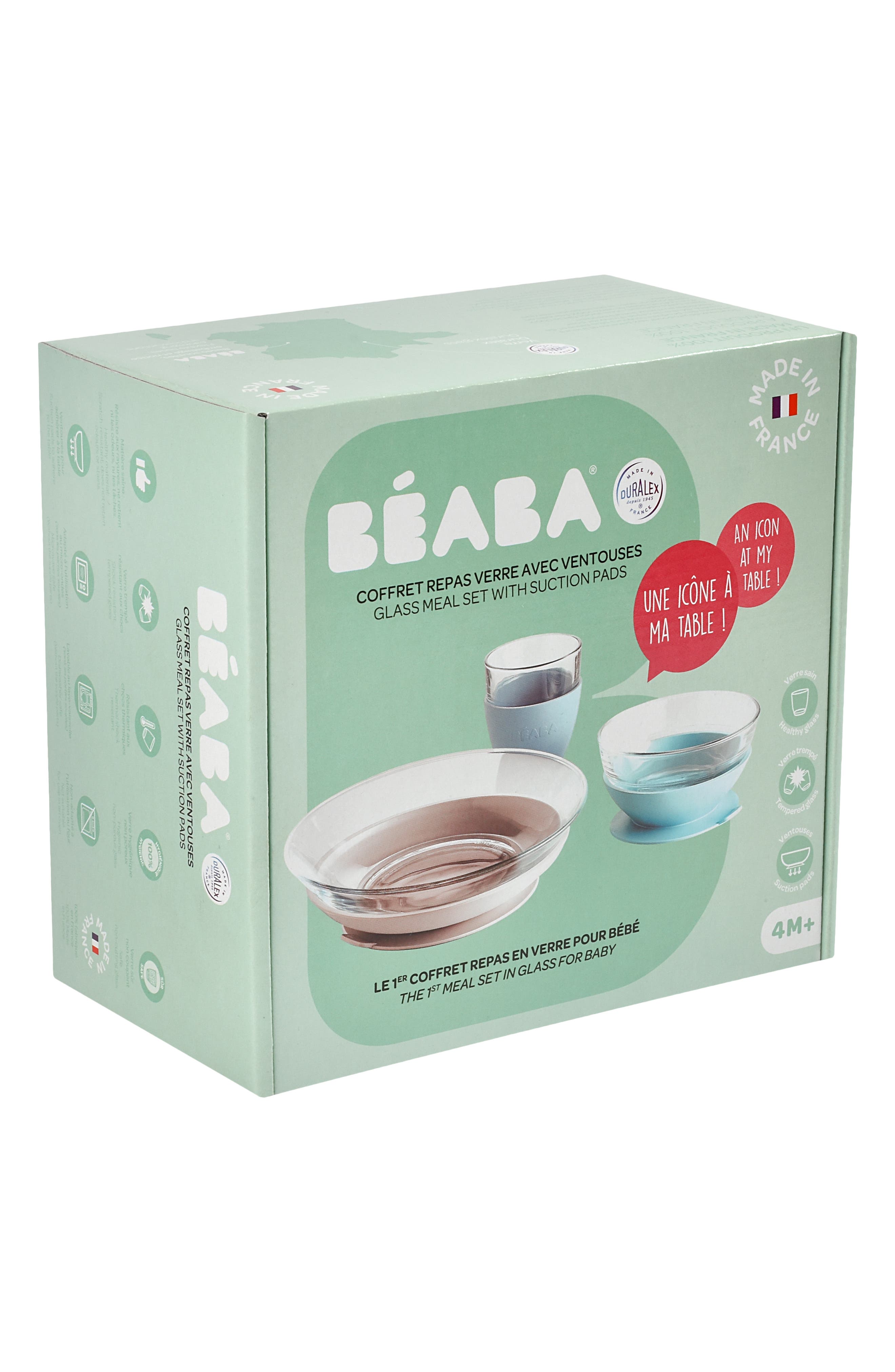 BEABA Glass Meal Set with Suction Pads | Nordstrom