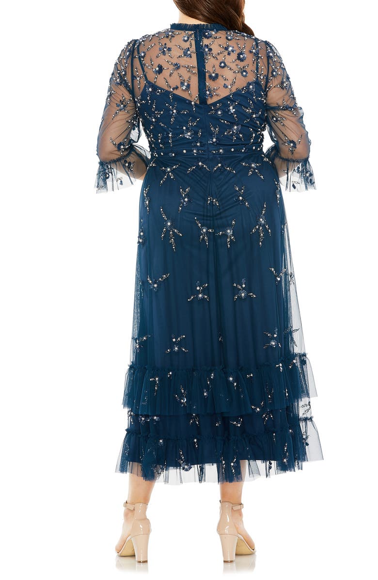 Fabulouss By Mac Duggal Beaded Floral A Line Cocktail Dress Nordstrom