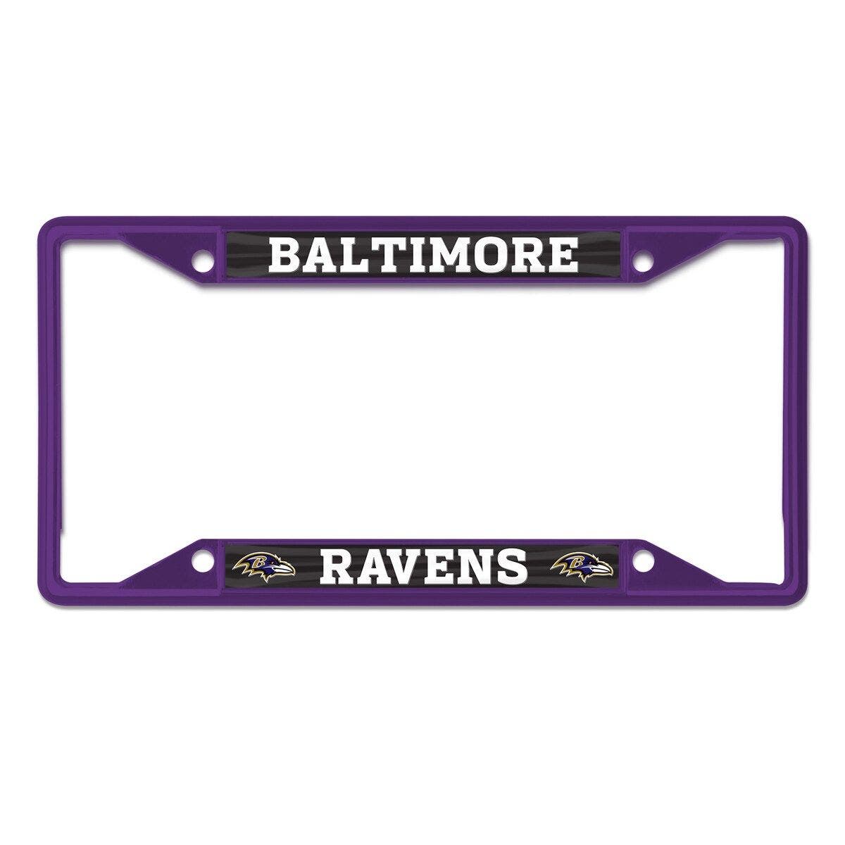 WINCRAFT Baltimore Ravens Chrome Color License Plate Frame | Nordstrom