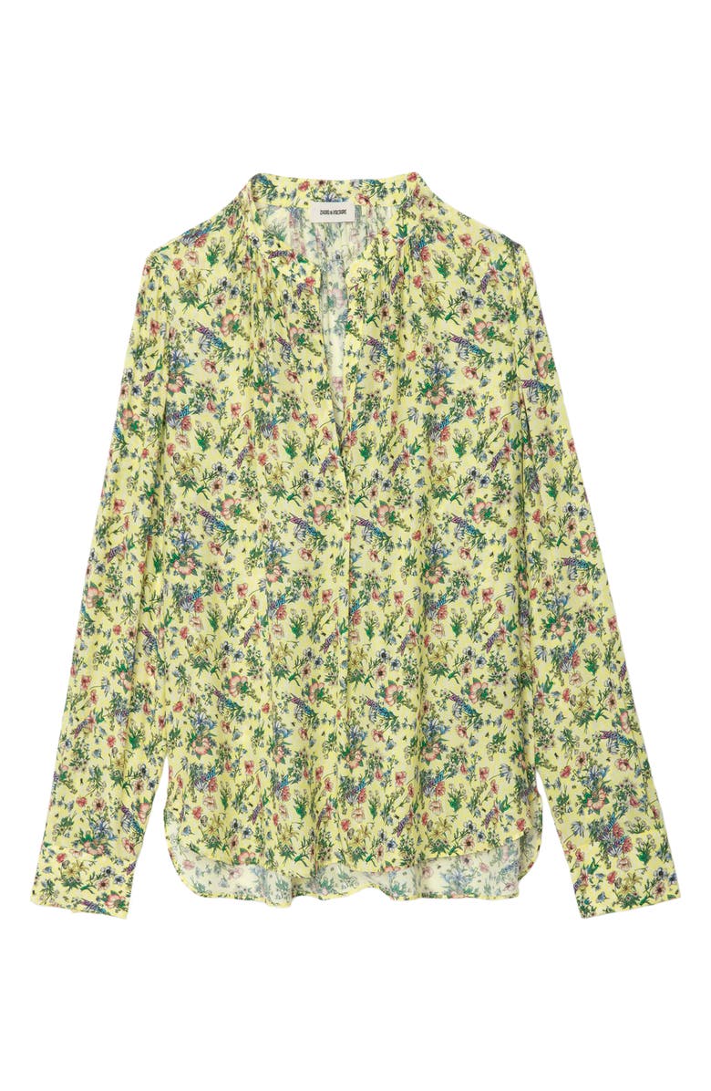 Zadig & Voltaire Tink Small Garden Long Sleeve Top | Nordstrom