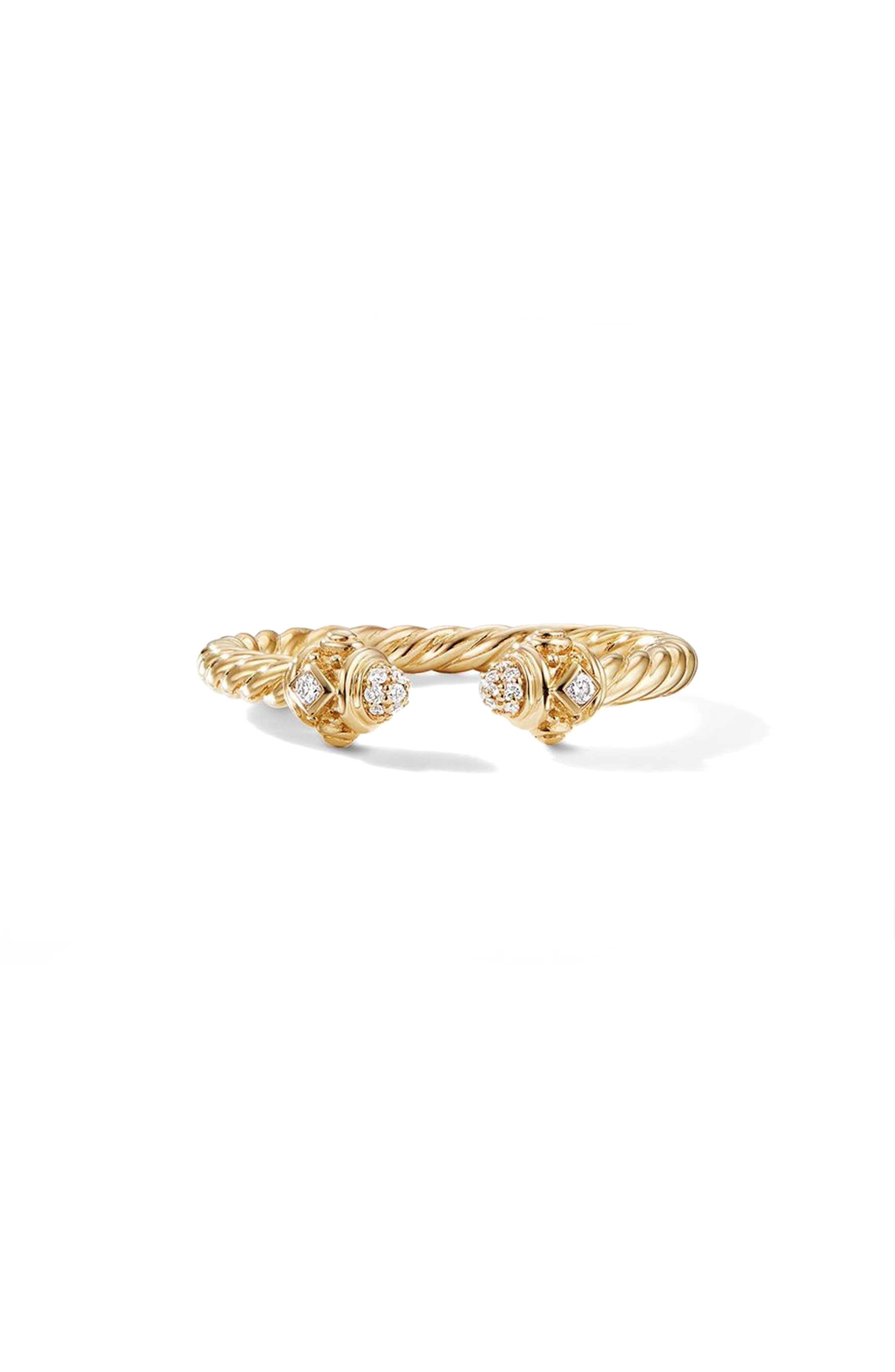 David Yurman Renaissance Ring in 18K Gold with Diamonds | Nordstrom