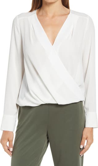Halogen® Cross Front Blouse | Nordstromrack