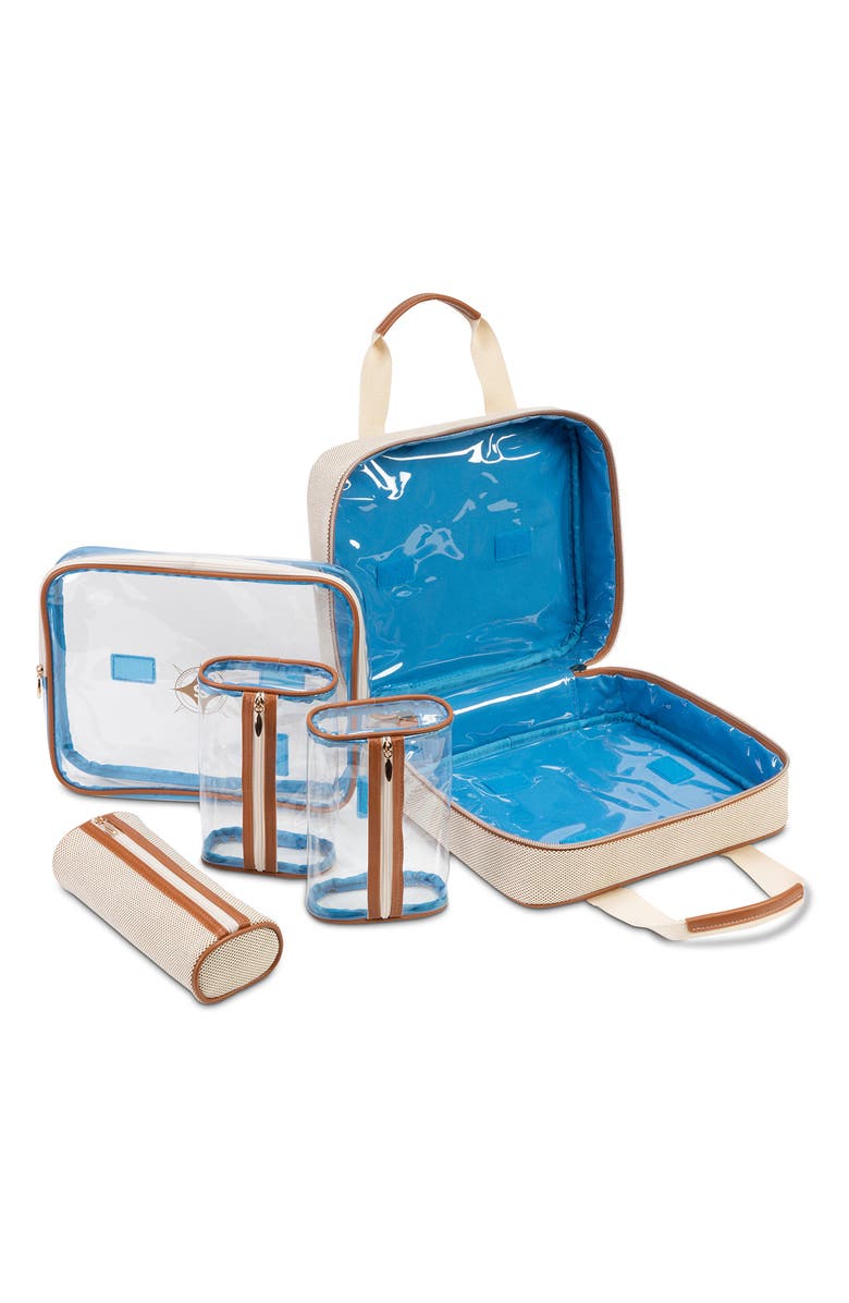 Stephanie Johnson Tropea Ivory Martha Large Briefcase Cosmetics Case ...