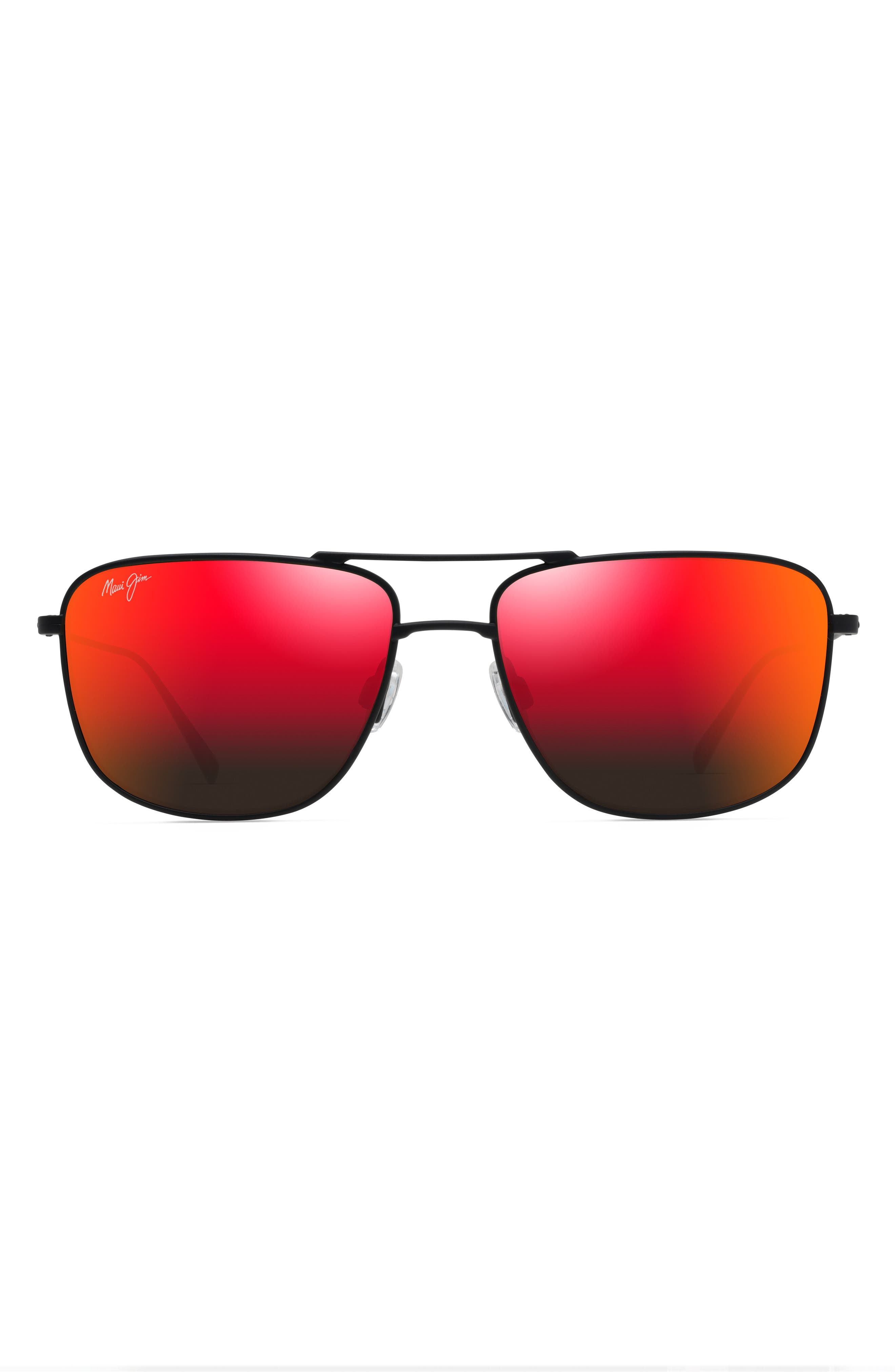 Maui Jim Mikioi 54mm PolarizedPlus2® Aviator Sunglasses | Nordstrom
