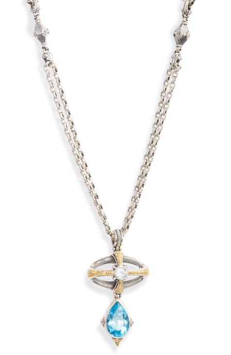Blue Sterling Silver Necklaces | Nordstrom
