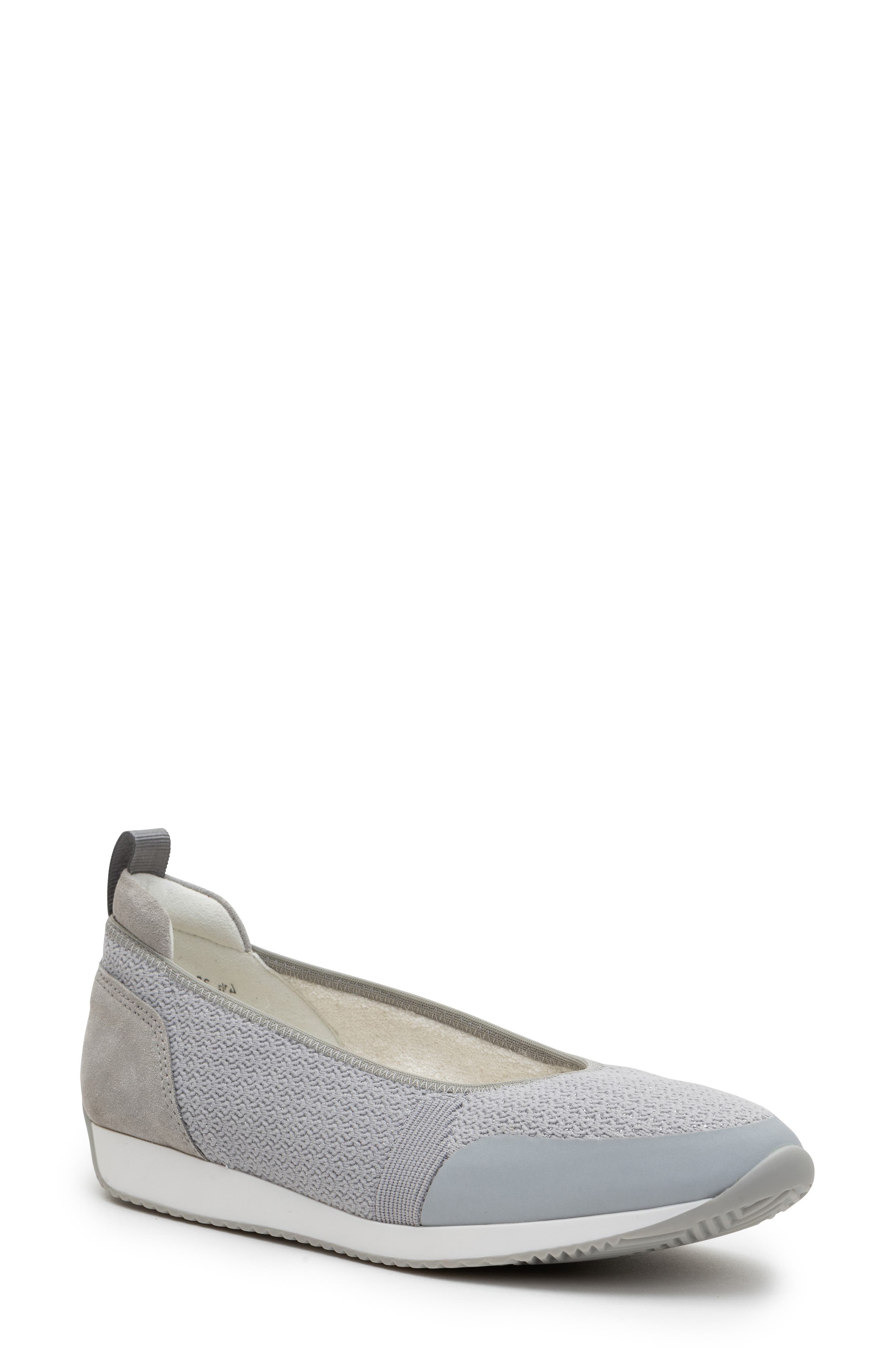 ara Perth Sport Mixed Media Ballet Flat (Women) | Nordstrom