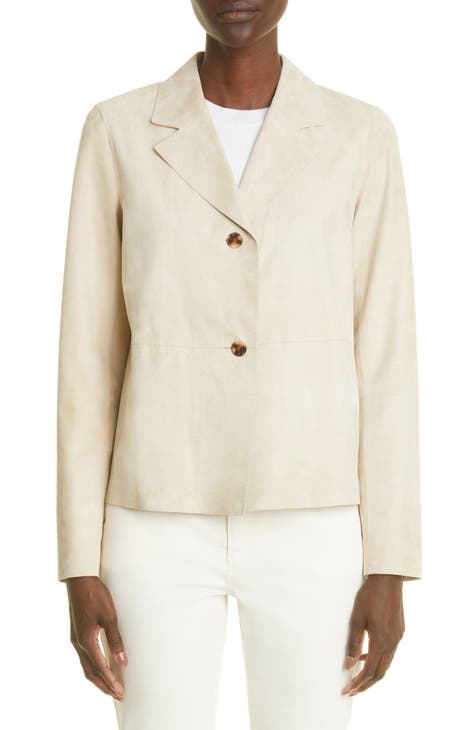 Women's Beige Leather & Faux Leather Jackets | Nordstrom