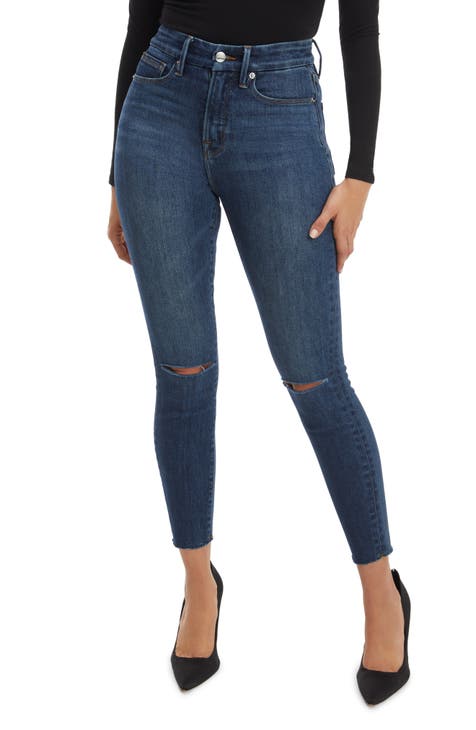 Women's Blue Ripped & Distressed Jeans | Nordstrom