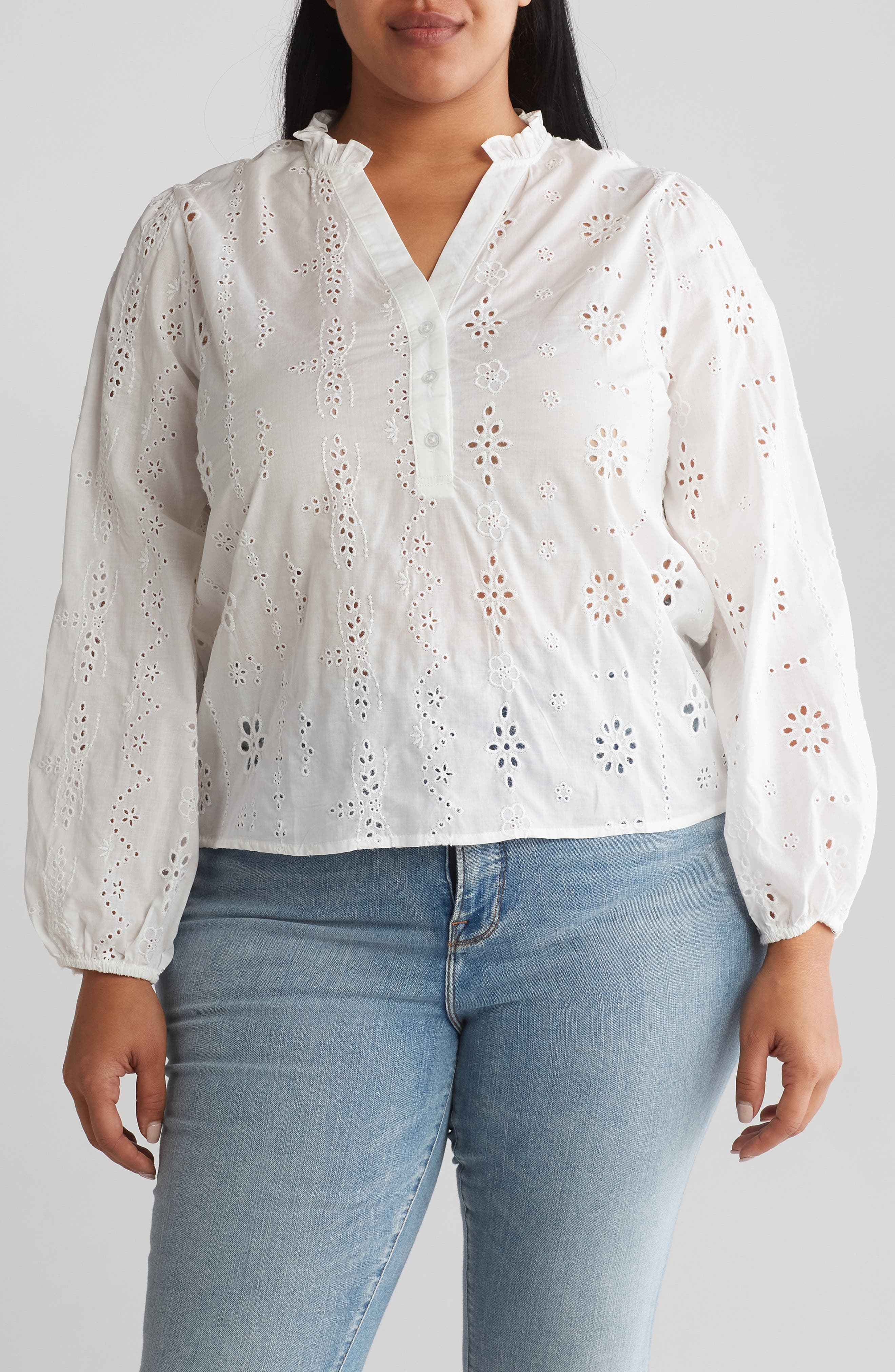 Forgotten Grace Eyelet Blouse | Nordstromrack