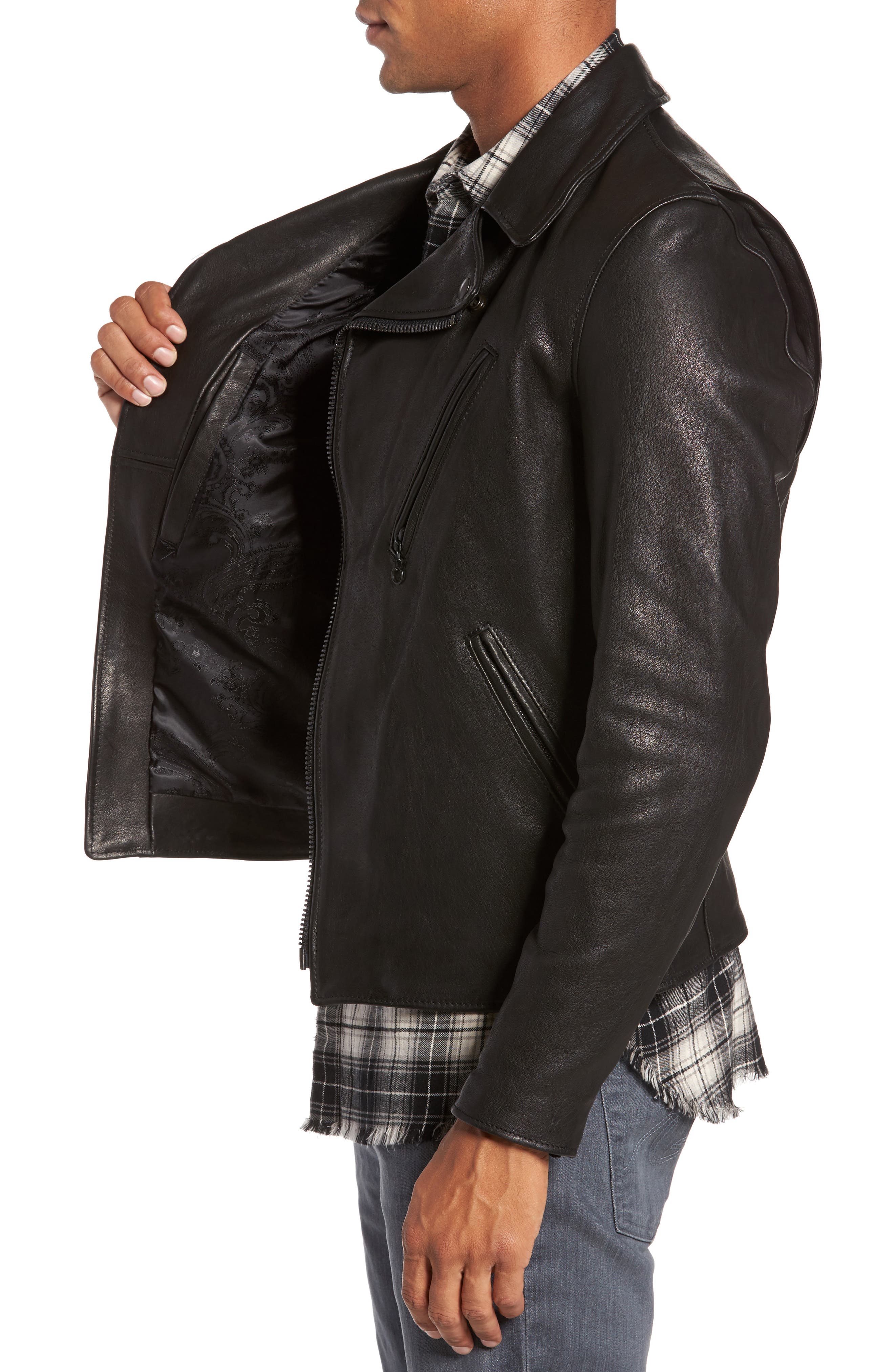 Schott NYC Leather Moto Jacket | Nordstrom