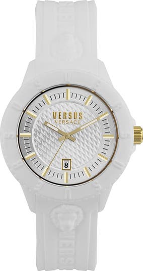 VERSUS Versace Tokyo Silicone Strap Watch, 42mm | Nordstromrack