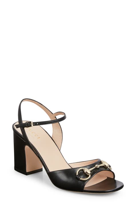 Black Block-Heel Sandals for Women | Nordstrom