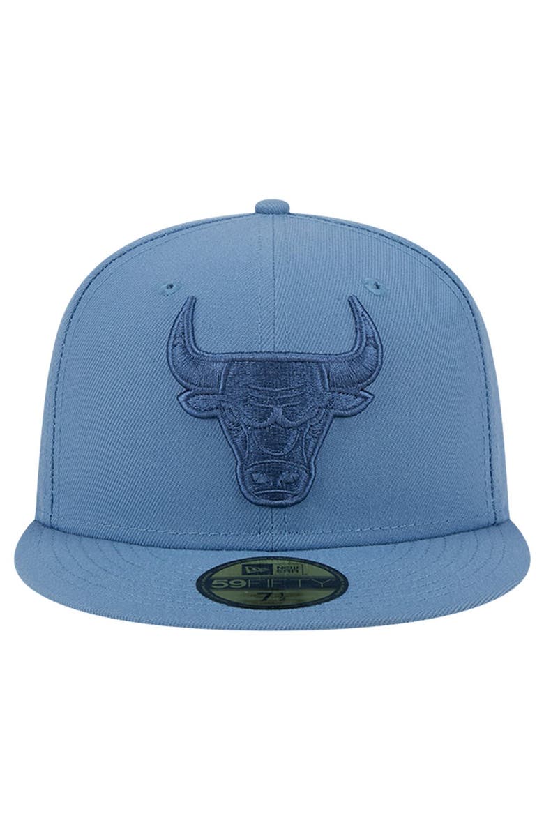 New Era Men's New Era Blue Chicago Bulls Color Pack Faded Tonal 59FIFTY ...
