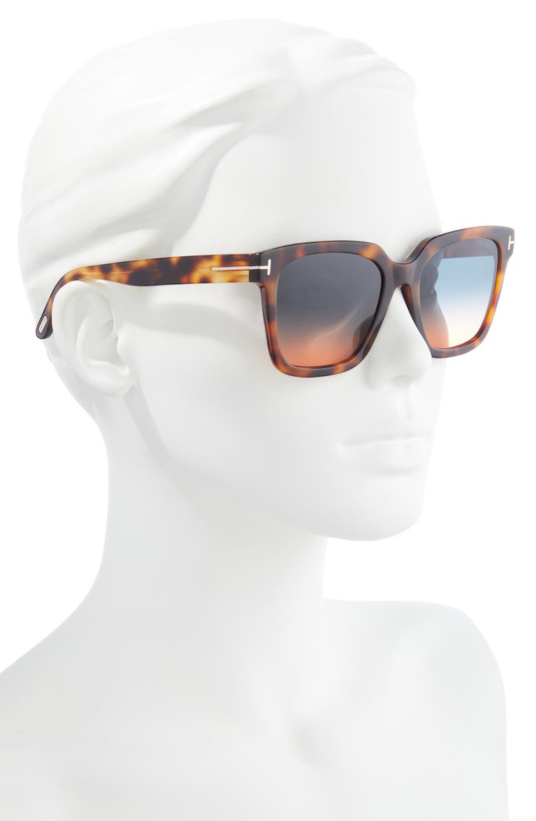 TOM FORD Selby 55mm Square Sunglasses | Nordstrom