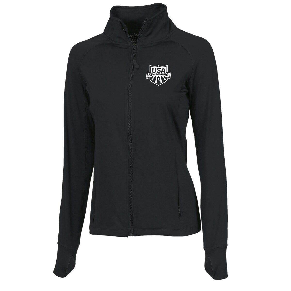 BOXERCRAFT Women's Black USA Swimming Full-Zip Jacket | Nordstrom