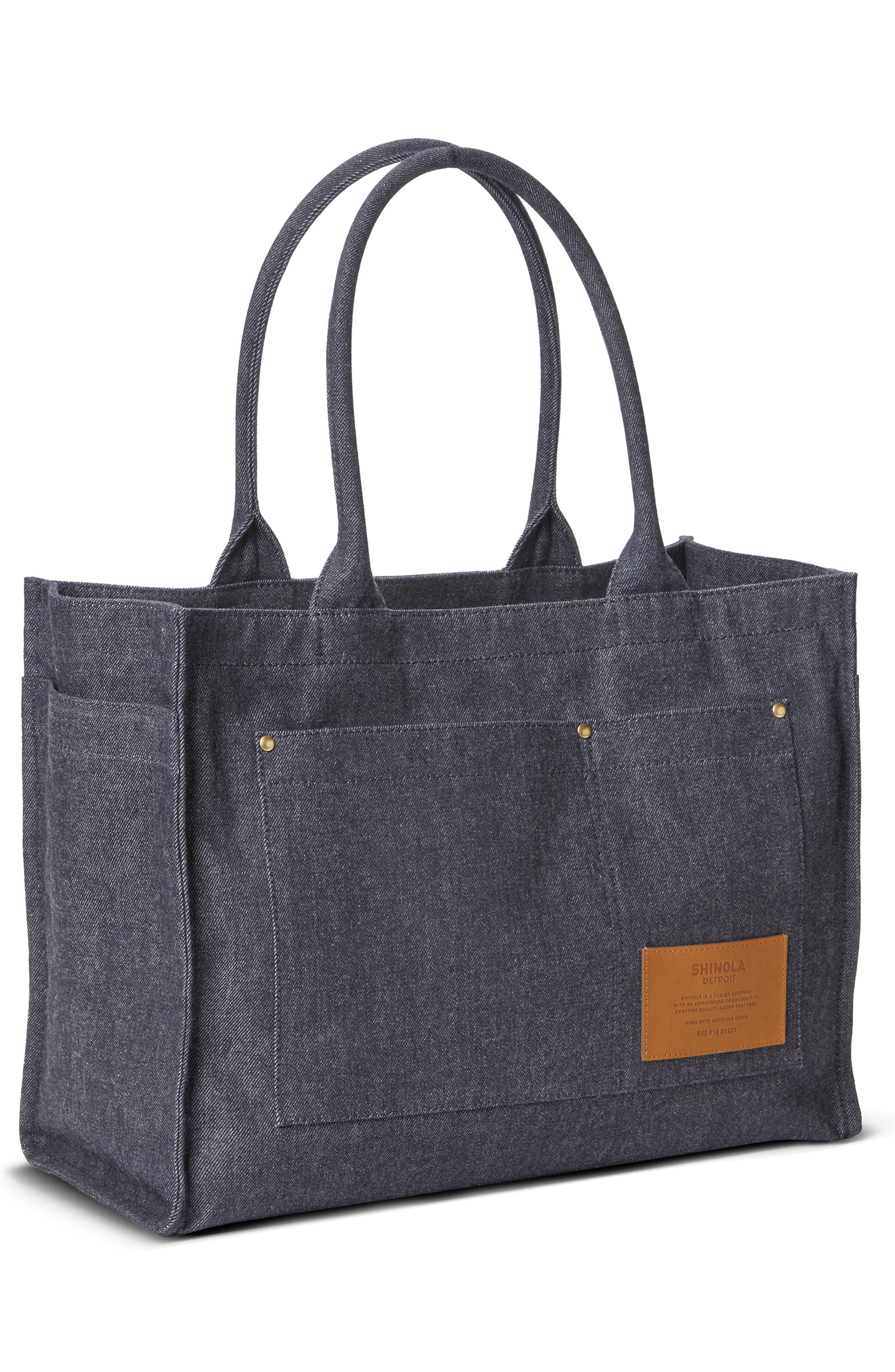 Shinola Runabout Selvedge Denim Open Tote | Nordstrom