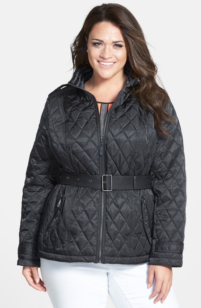 Vince Camuto Belted Quilted Jacket (Plus Size) | Nordstrom Vince Camuto Belted Quilted Jacket (Plus Size) | Nordstrom