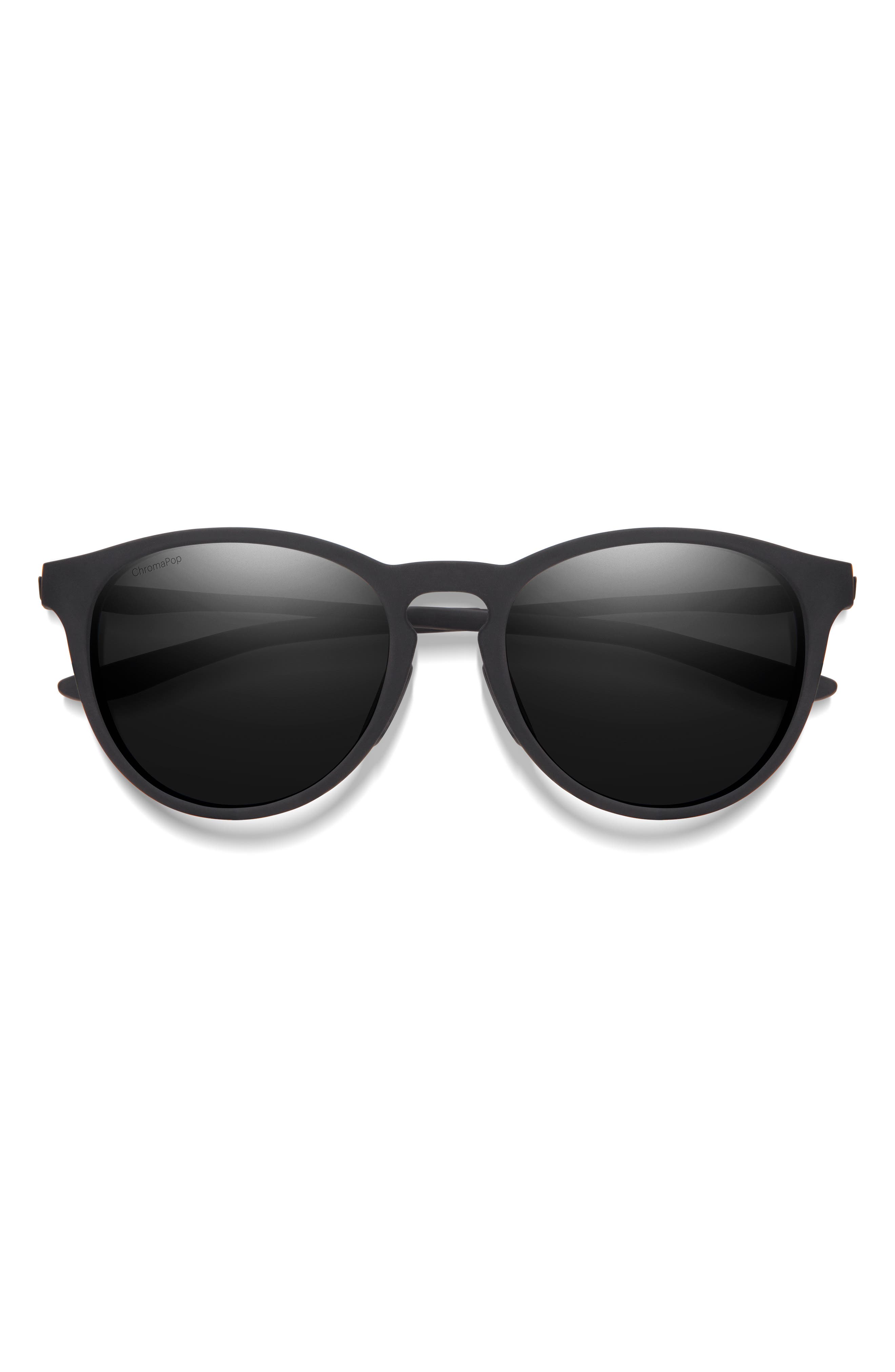 Smith Wander 55mm ChromaPop™ Polarized Round Sunglasses | Nordstrom