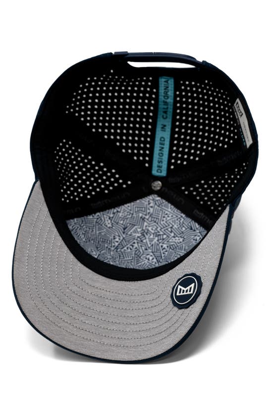 Melin Hydro Odyssey Stacked Water Repellent Baseball Cap In Navy | ModeSens
