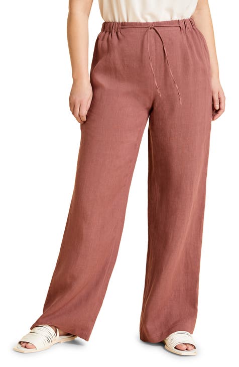 Women's Burgundy Cropped & Capri Pants | Nordstrom
