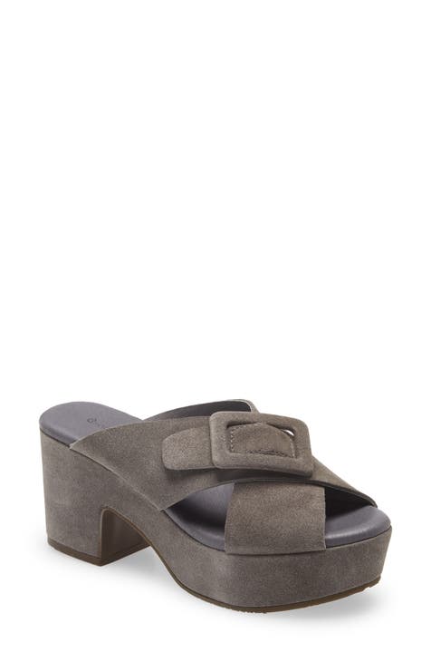 Women's Grey Mules & Slides | Nordstrom