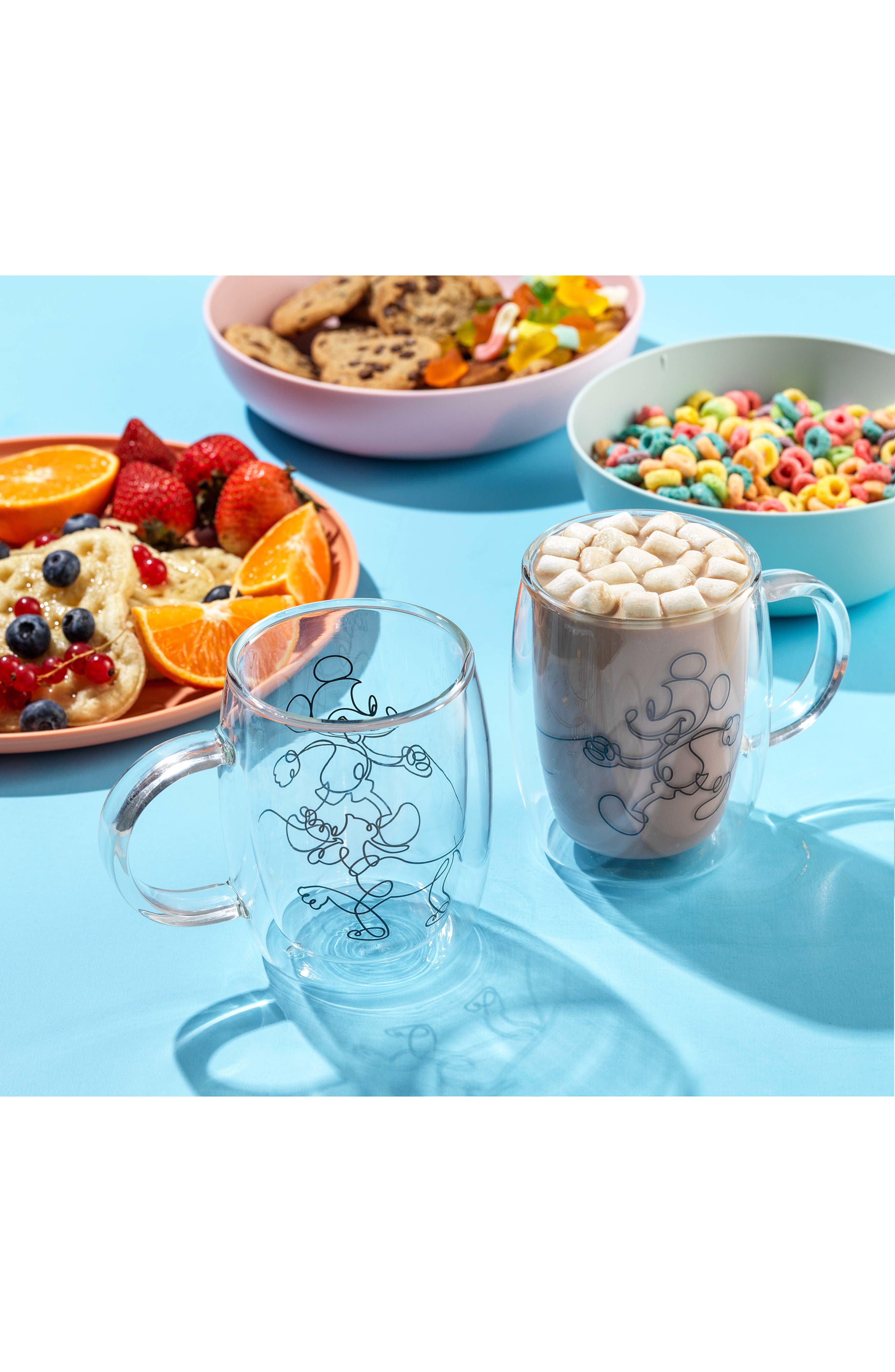 JoyJolt Disney Mickey Pluto Aroma Glasses - Set of 2 | Nordstromrack