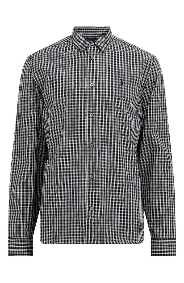 AllSaints Neo Check Button-Up Shirt | Nordstrom