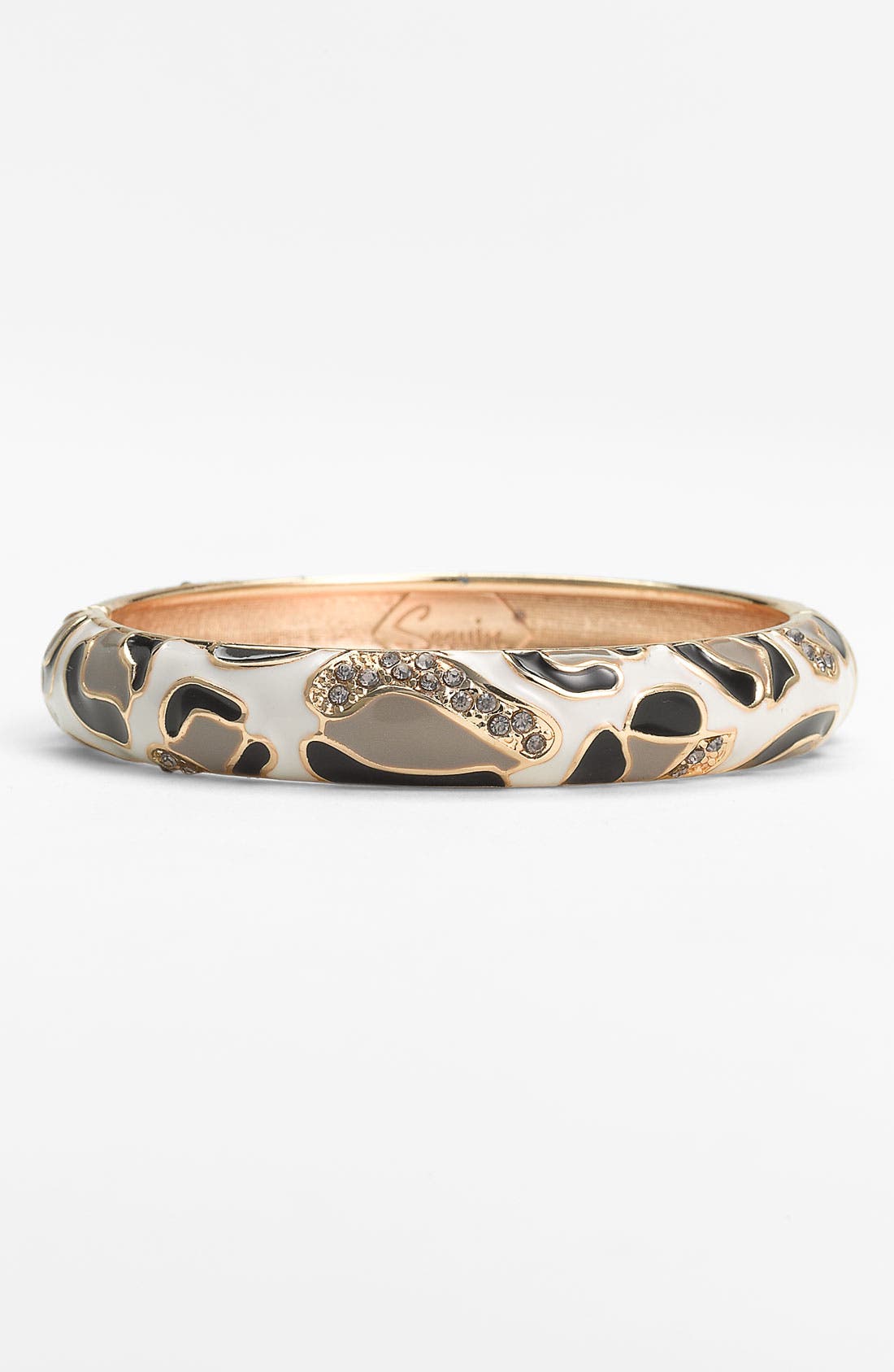 Sequin Medium Leopard Enamel Bangle | Nordstrom