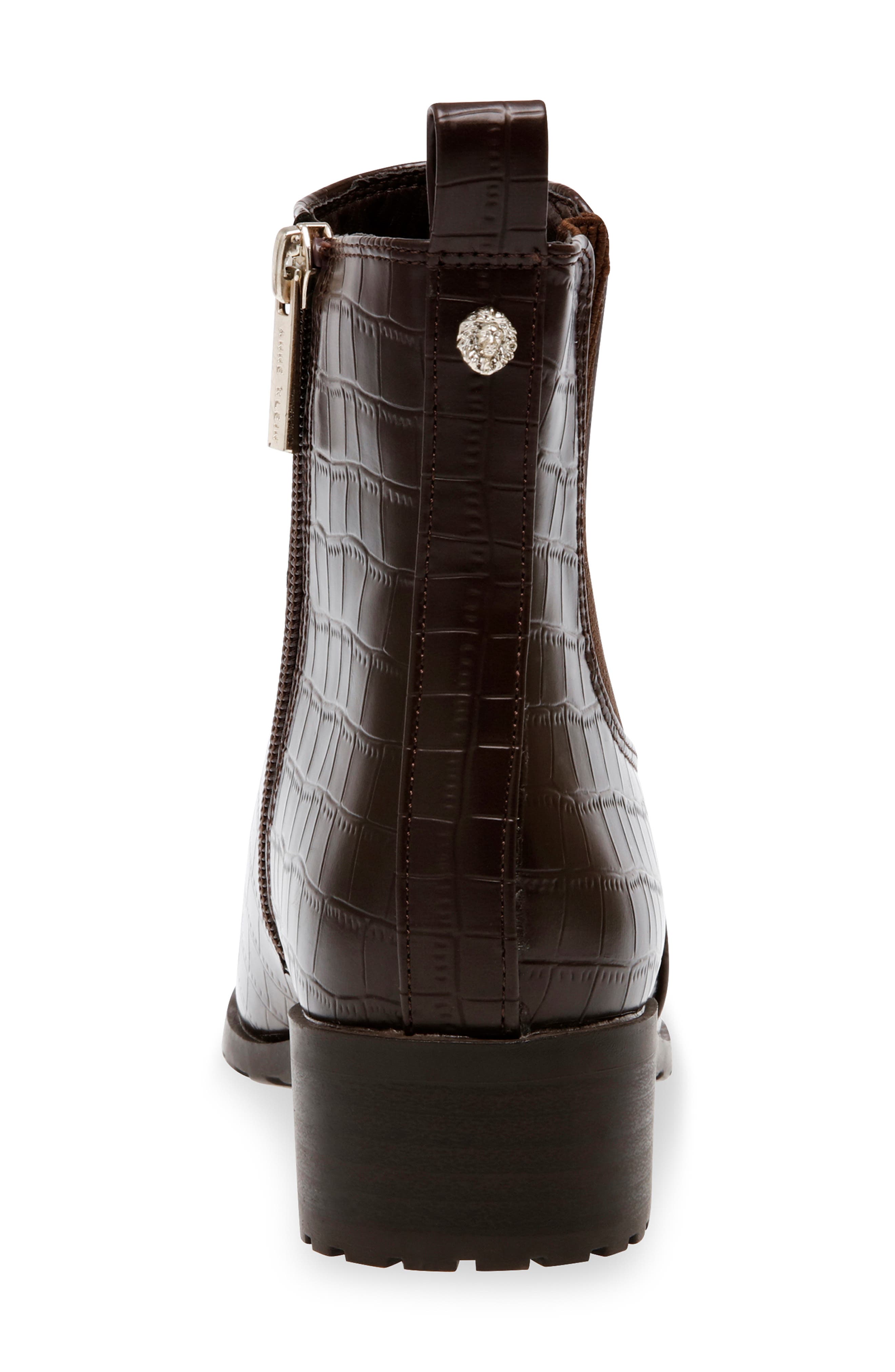 Anne Klein Coralie Croc Embossed Chelsea Boot | Nordstromrack