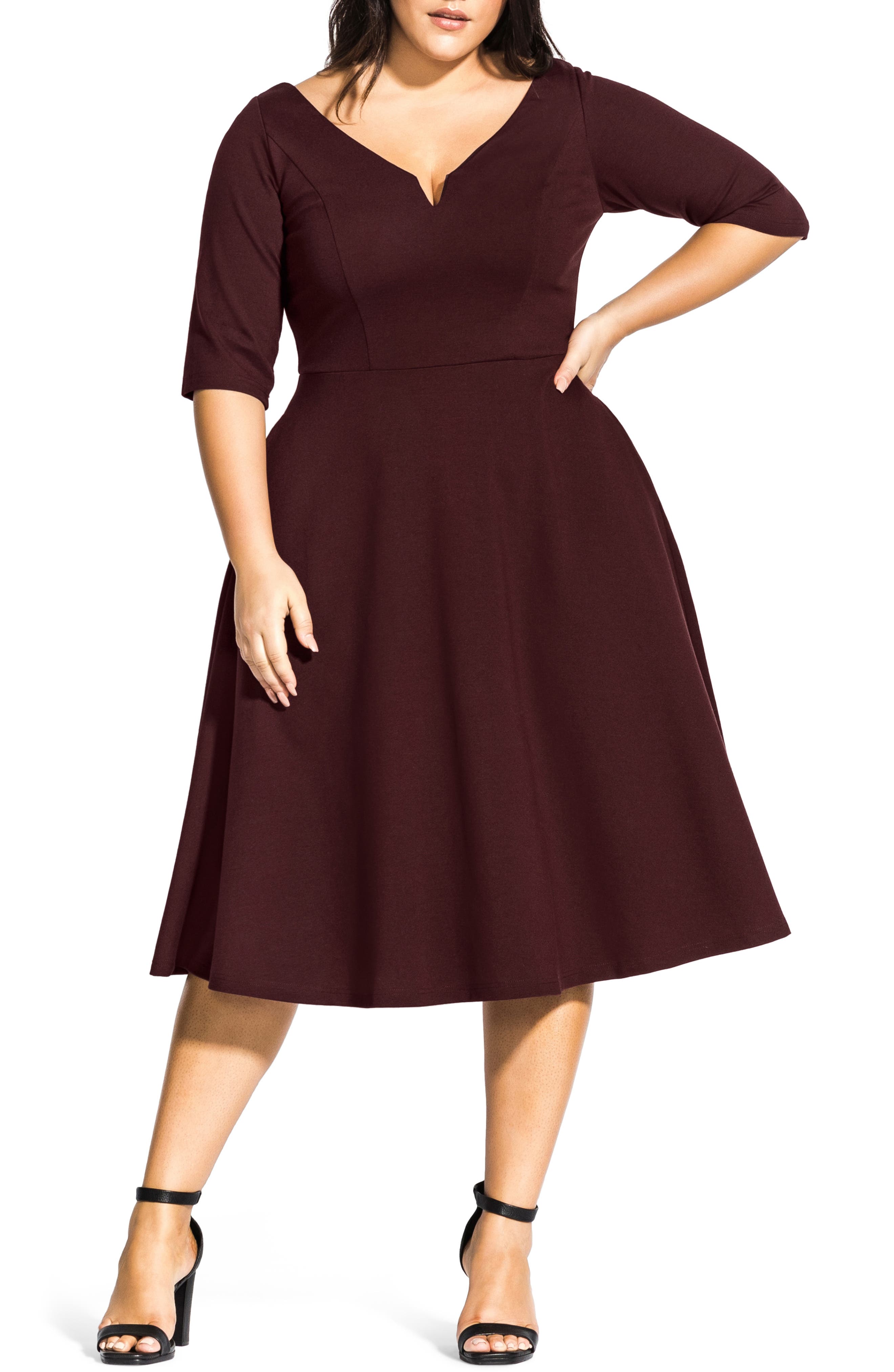 1950s Plus Size Dresses, Swing Dresses