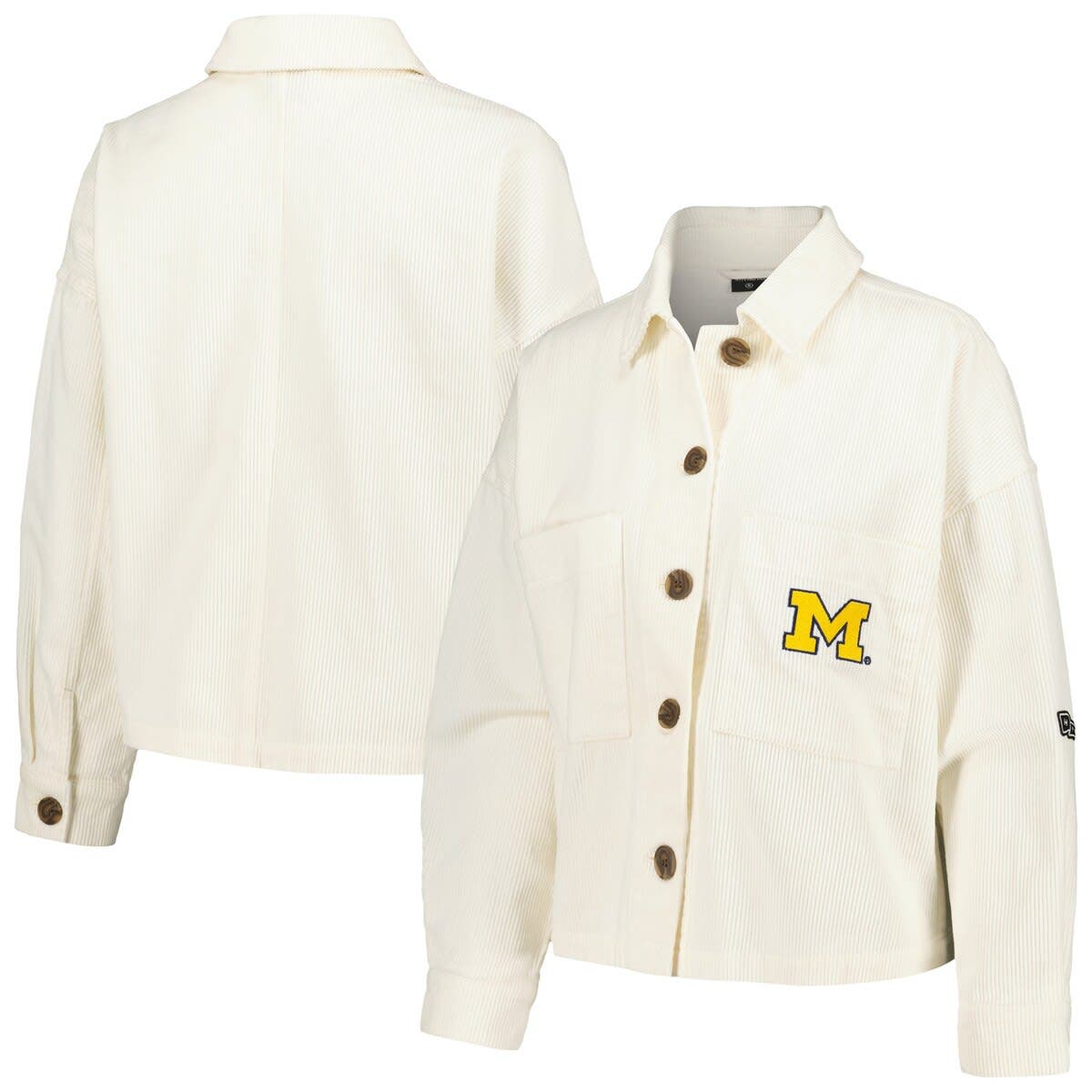 Hype and Vice Women's Hype and Vice White Michigan Wolverines Corduroy ...