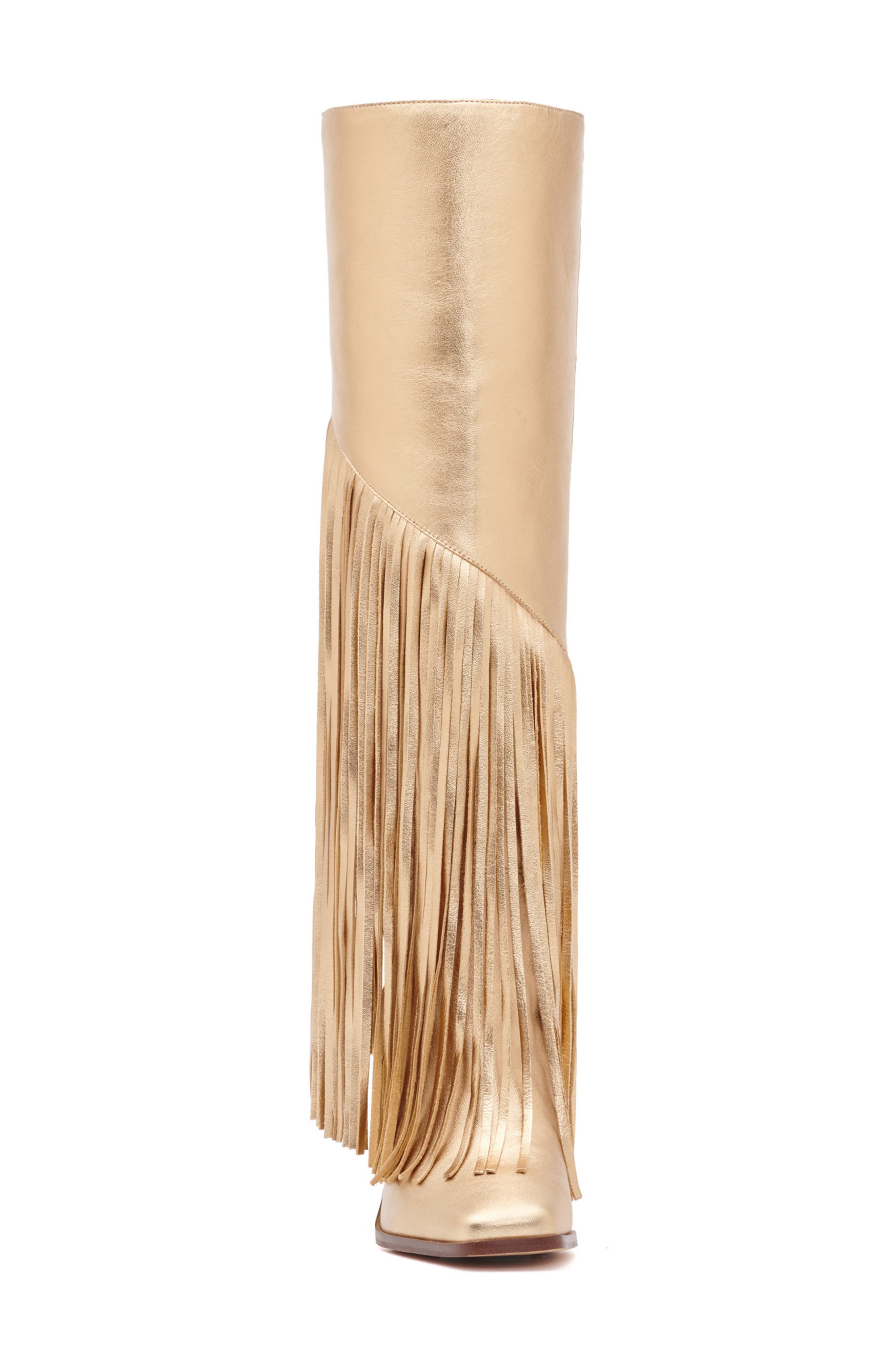 Jessica Simpson Asire Fringe Knee High Boot (Women) | Nordstromrack