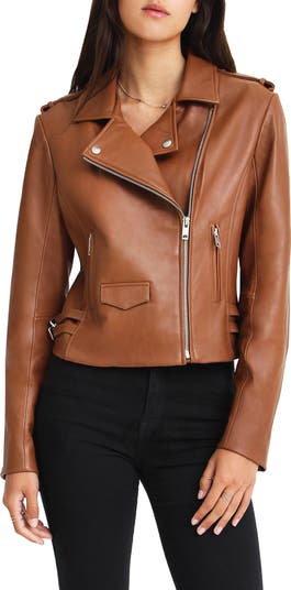 Belle & Bloom Just Friends Leather Moto Jacket | Nordstromrack