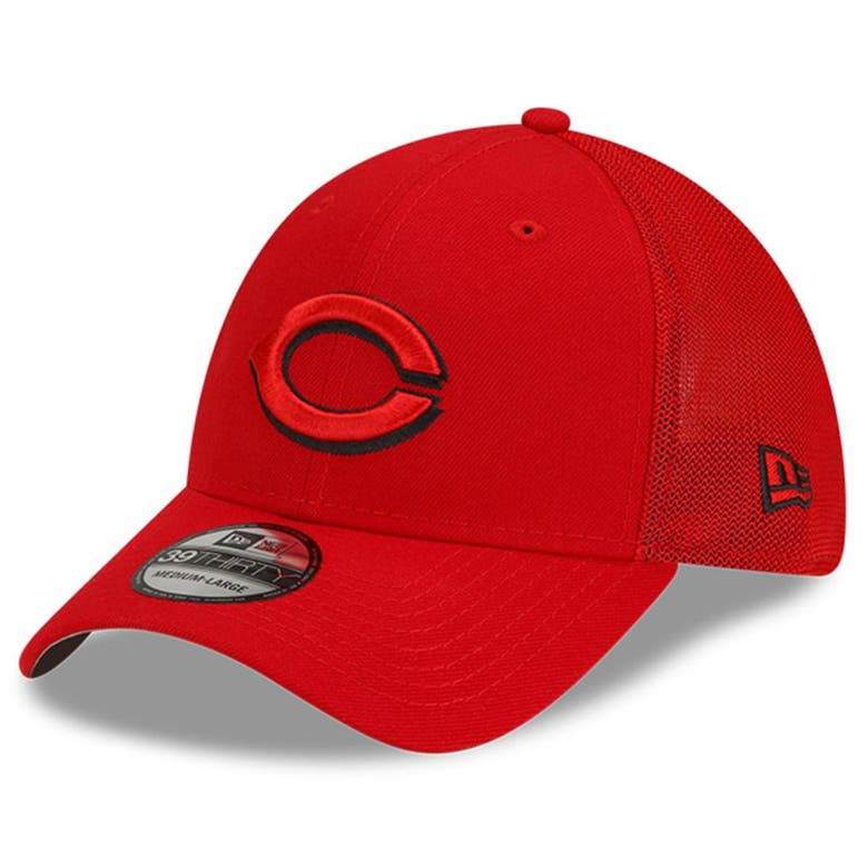 New Era Red Cincinnati Reds 2022 Batting Practice 39thirty Flex Hat ...