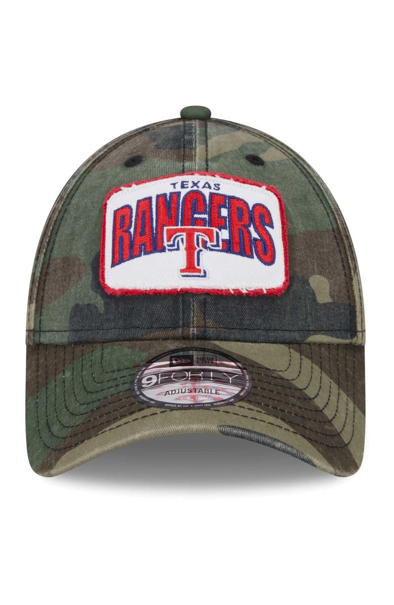 New Era Men's New Era Camo Texas Rangers Gameday 9FORTY Adjustable Hat ...