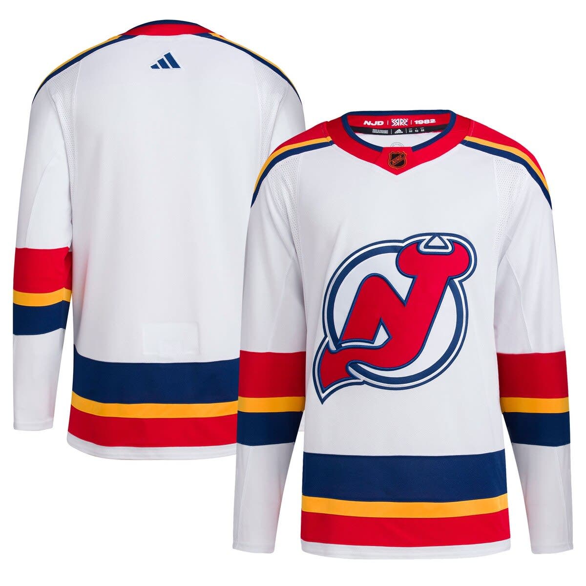 adidas Men's adidas White New Jersey Devils Reverse Retro 2.0 Authentic ...
