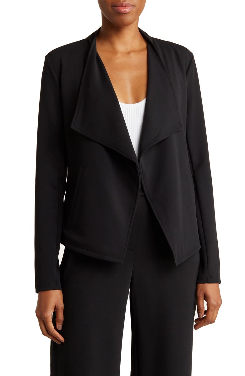 NORDSTROM RACK Microstretch Drape Front Jacket | Nordstromrack