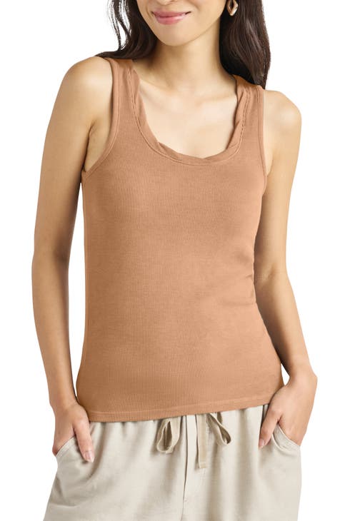 Women's Brown Tops | Nordstrom
