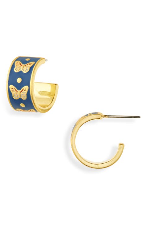 Blue Hoop Earrings | Nordstrom