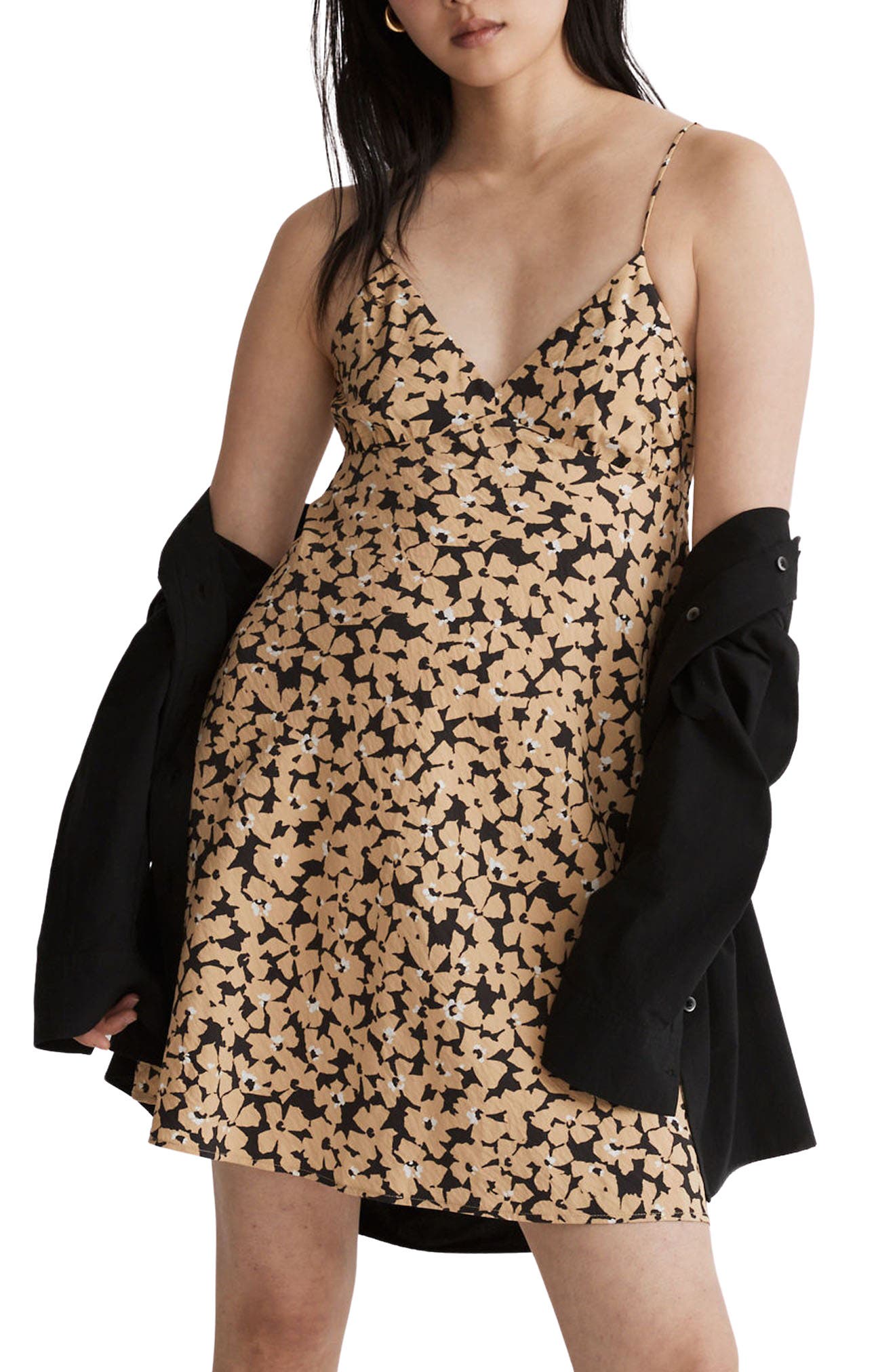 Madewell Layton Bonsai Bloom Mini Slip Sundress | Nordstrom