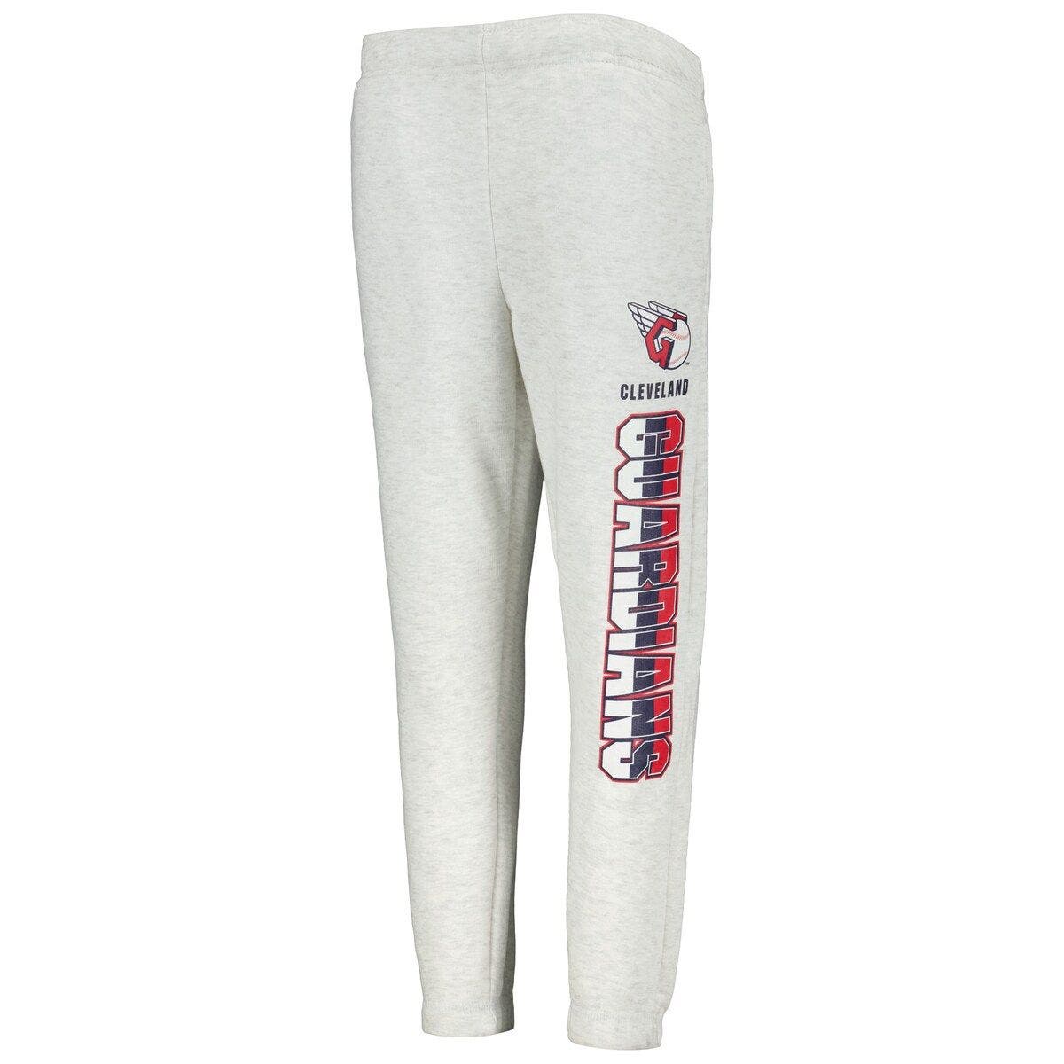 Outerstuff Youth Ash Cleveland Guardians Game Time Fleece Pants | Nordstrom