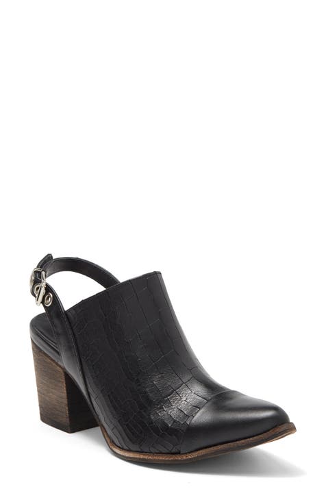 Anita Genuine Calf Hair Slingback Bootie (Women)