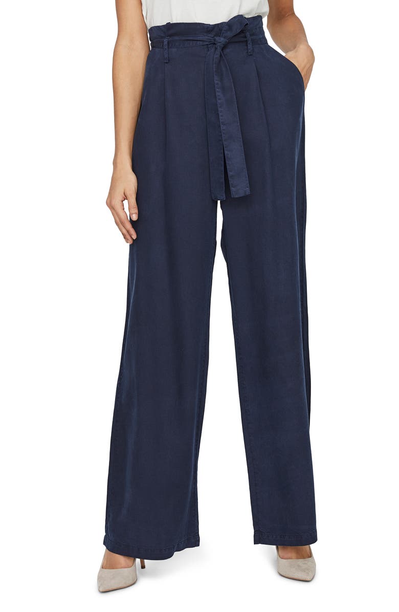 VERO MODA Neve Wide Leg Paperbag Pants | Nordstromrack