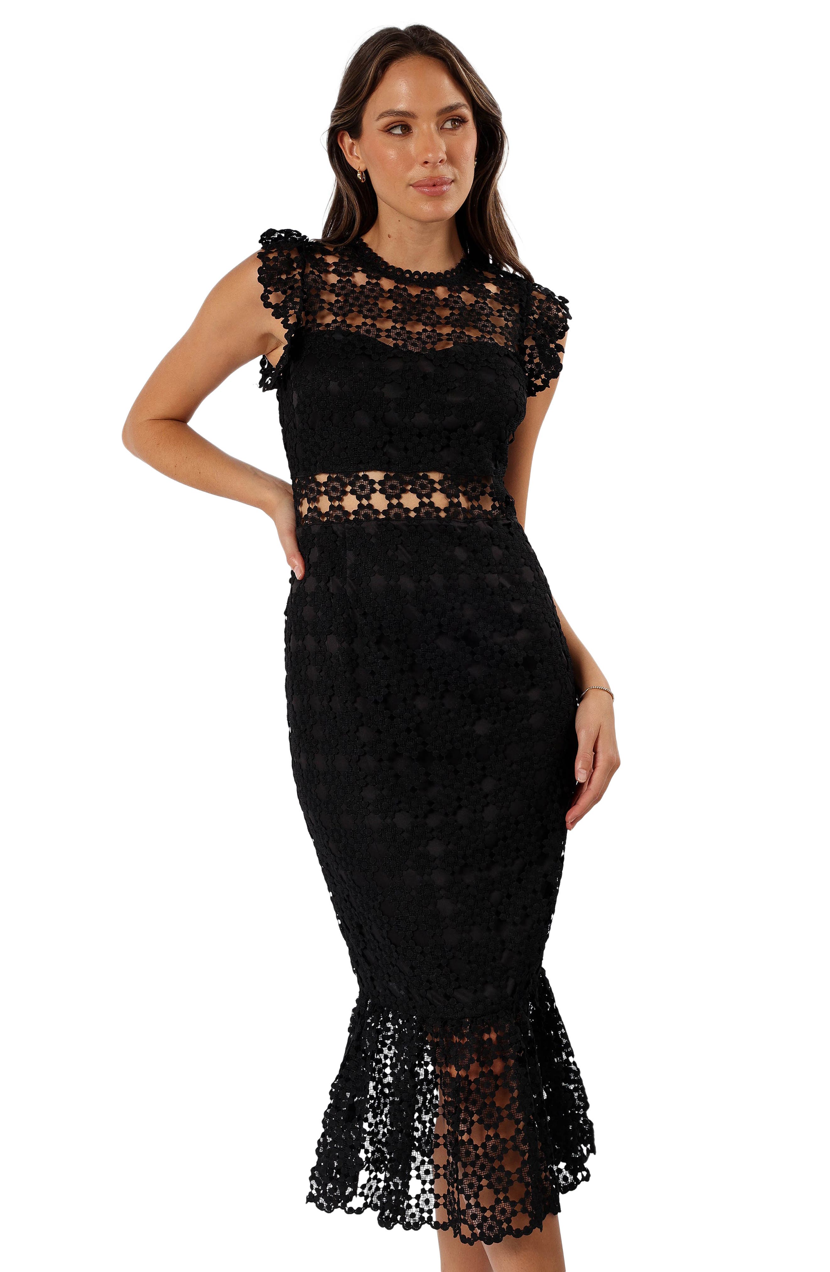 Petal & Pup Lauren Lace Overlay Dress | Nordstrom