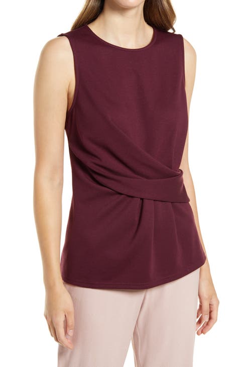 Women's Burgundy Tops | Nordstrom