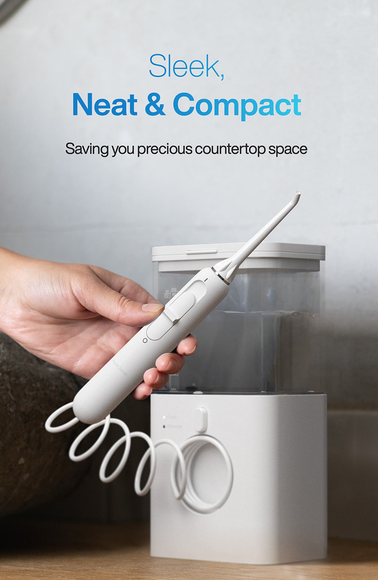 AQUASONIC Aqua Flosser Pro - White | Nordstromrack